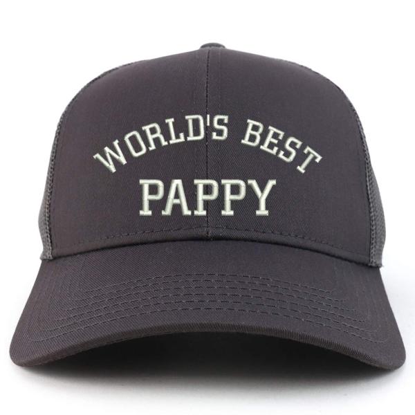 商品名:  Trendy Apparel Shop World's Best Pappy Structured High Profile Trucker Cap - Charcoalブランド: Trendy Apparel Shop商品サイ...