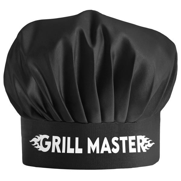 商品名: 面白いシェフハット - グリルマスター - 調節可能なキッチンクッキングハット 男女兼用 ブラック Funny Chef Hat - Grillmaster - Adjustable Kitchen Cooking Hat for...