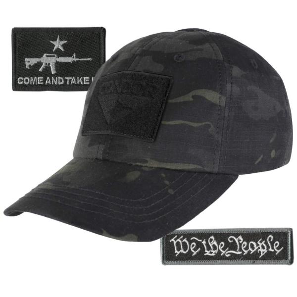 商品名:  Condor Fitted Cap Bundle (AR-15 &amp; USA patches) - Multicam-Black - S/Medブランド: Gadsden and Culpeper商品サイズ: Small-...