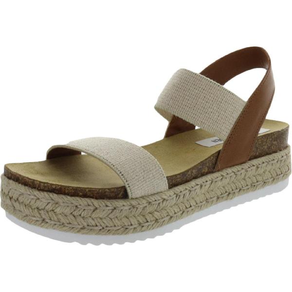 商品名: Steve Madden レディース Jaklin フラットサンダル, ナチュラル マルチ, 6 Steve Madden Women's Jaklin Flat Sandal, Natural Multi, 6ブランド: STE...