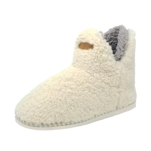 商品名: GaaHuu レディース Berber スリッパ 低反発素材 US サイズ: 9-10 カラー: ベージュ GaaHuu womens berber slipper boot-natural large 9-10ブランド: Gaa...