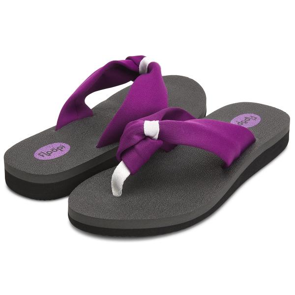 商品名:  Floopi Summer Flip Flop Knot Detail Thong for Women with Yoga Mat Footbed for Added Comfortブランド: Floopi商品サイズ: 11商品...