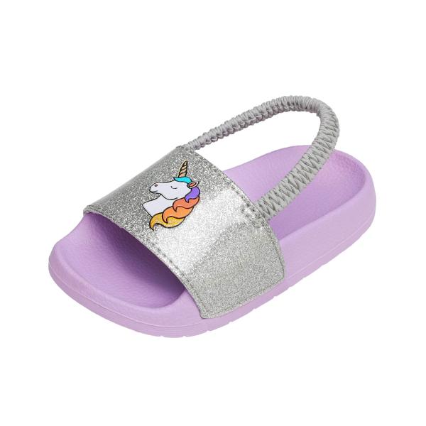 商品名:  DREAM PAIRS Toddler Boys Girls Slip on Slide Sandals Kids Outdoor Summer Beach Water Shoes Slippers KAS211,Unicorn...