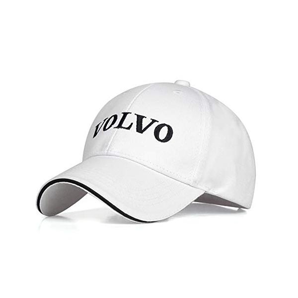 商品名: Westion ロゴ 刺繍 ホワイト カラー 調節可能 ベースボールキャップ 男女兼用 帽子 トラベルキャップ 車 レース モーターハット, Fit Volvo New, One Size Westion Logo Embroid...