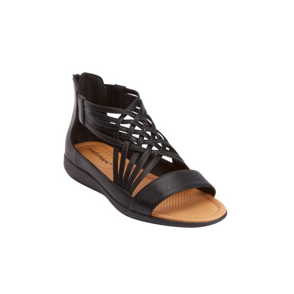 商品名: Comfortview レディース 幅広 アリシアサンダル, ブラック, 11 Wide Comfortview Women's Wide Width The Alicia Sandal - 11 W, Blackブランド: Co...
