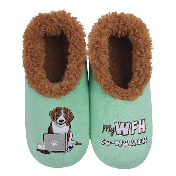 商品名: Snoozies メンズ ペアラブル メンズ スリッパ My Work from Home Coworker US サイズ: M Snoozies Mens Pairables - Mens Slippers - House Sl...