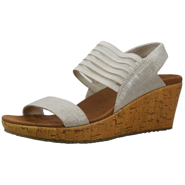 商品名: Skechers Cali Women's Beverlee Smitten Kitten Natural Wedge Sandal 8 M US Skechers Cali Women's Beverlee Smitten Ki...