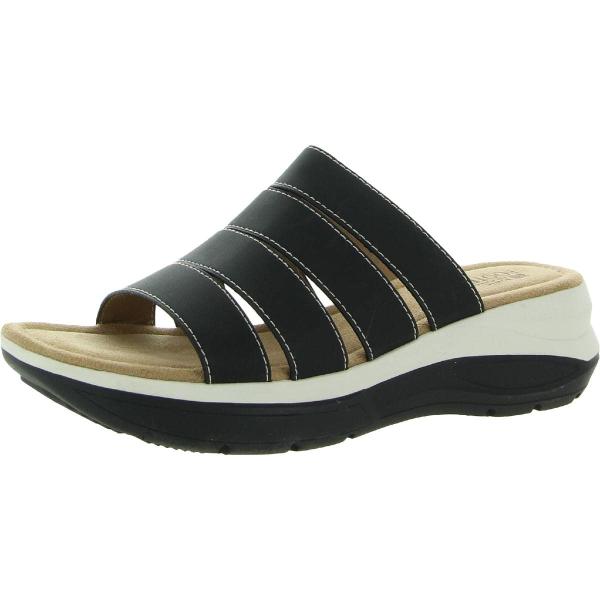 商品名: WHITE MOUNTAIN レディース 魅惑的なスライドサンダル US サイズ: 10 カラー: ブラック White Mountain Women's Fascinate Black/Smooth Size 10M Slide...