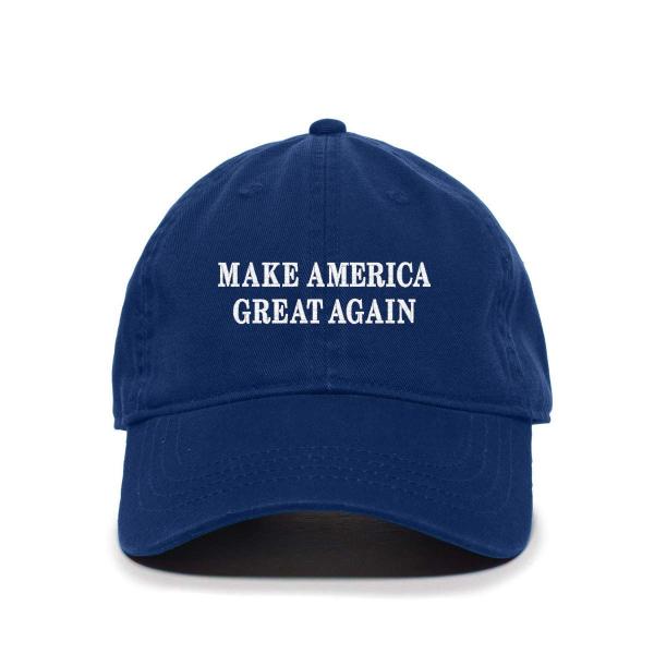 商品名:  Tech Design MAGA Make America Great Again Baseball Cap Embroidered Cotton Adjustable Dad Hat Royal Blueブランド: Tech ...