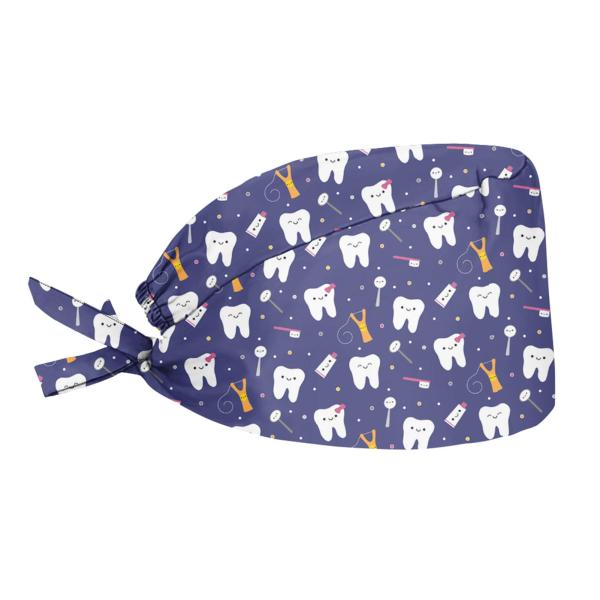 商品名:  Upetstory Dental Hats for Women Girls Working Cleaning Cap with Adjustable Tie Sweatband Dentist Cute Tooth Toothp...