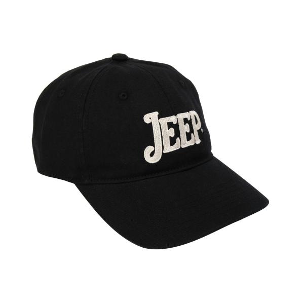 商品名:  Jeep Vintage Script Logo Heavy Chino Twill Hat - Blackブランド: Jeep商品サイズ: One Size高さ: 30.9118cm横幅: 18.288cm奥行: 7.2898...