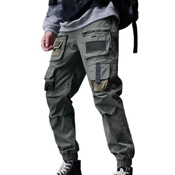 商品名:  XYXIONGMAO Multi-Pocket Loose Overalls Casual Functional Trousers Cargo Joggers Techwear Harem Hip Hop Pants for M...