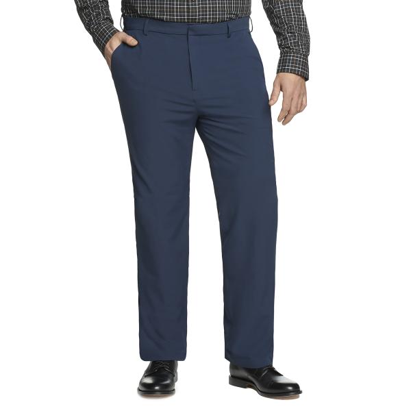 商品名: Van Heusen Pantal〓n de Vestir para Hombre Grande y Alto, con protecci〓n Antimanchas, el〓stico, Ajuste Recto, Parte ...