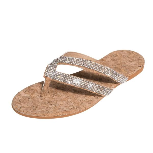 商品名:  Aniywn Flip Flop Slippers for Women Causal Flat Sandals Ladies Crystal Beach Sliders Shoes Indoor Outdoor Flat Sli...