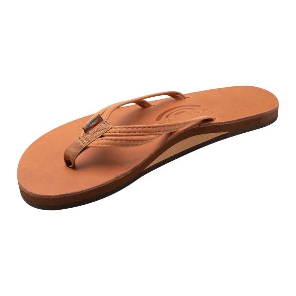 商品名: Rainbow Sandals レディース The Sand Piper 高級レザー - シングルレイヤーアーチ ダブルナロー1/3インチストラップ, タヒチアンタン, 7.5-8.5 Rainbow Sandals Ladies...