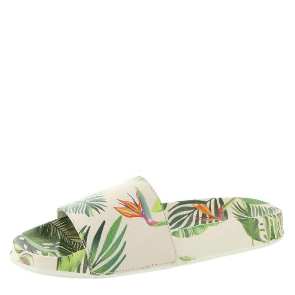 商品名: MUK LUKS レディース プールパーティー スライド ブラック ヒョウ柄 サンダル, Jungle, X-Large MUK LUKS Women's Pool Party Slide Sandal, Jungle, X-La...