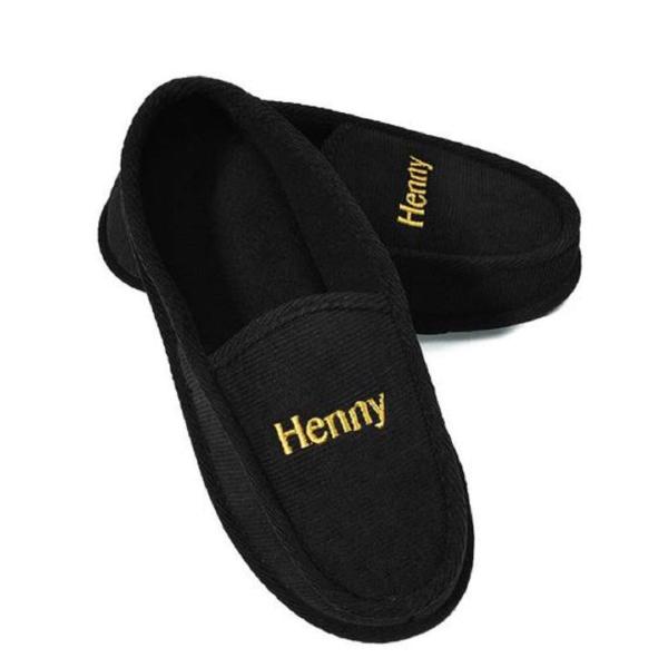 商品名:  CONNETIC Henny Apparel House Shoes Black Corduroy Rubber Sole Men's Slippers (8, numeric_8)ブランド: CONNETIC商品サイズ: 8 ...