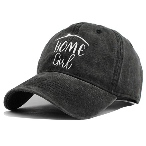 商品名:  LOKIDVE Home Girl Baseball Cap Embroidered Washed Cotton Realtor Hat for Real Estate Agent Blackブランド: LOKIDVE商品サイズ...