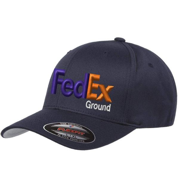 商品名:  CapRobot iD Custom Embroidered FedEx Ground Purple Orange Flexfit Hat Baseball Cap SM - Dark Navy Mediumブランド: Capr...