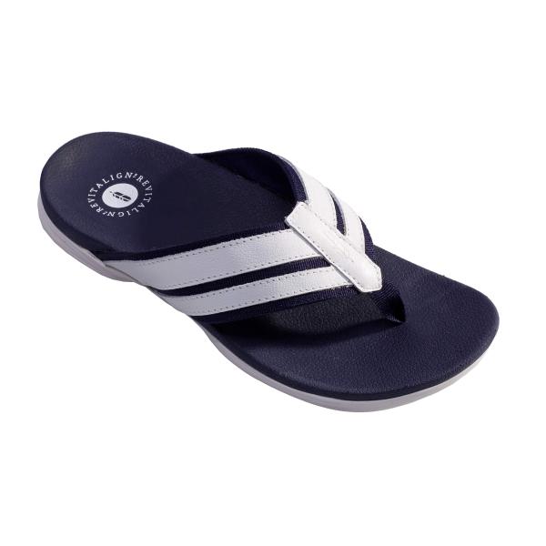 商品名: REVITALIGN レディース ビーチサンダル, ネイビー, 10 Revitalign Webbed Flip Women's Supportive Sandal Navy - 10 Mediumブランド: REVITALIG...