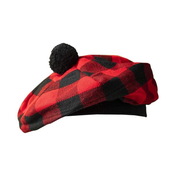 商品名:  UMAM Scottish Traditional Tam o' Shatner Acrylic Wool Tammy Hat Flat Bonnet Kilt Many Tartans (Rob Roy 044tcp)ブランド...