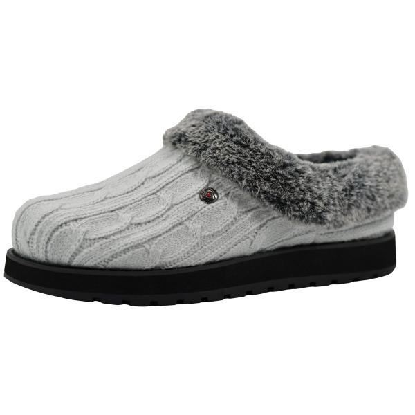 商品名: Skechers レディース Keepsakes アイスエンジェルミュール, ブラック/チャーコール, 7.5 Wide Skechers BOBS from Women's Keepsakes Ice Angel Slipper...