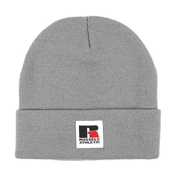 商品名:  Russell Athletic Men's Fold Beanie Hat with Logo, Grey, One Sizeブランド: Russell Athletic商品サイズ: One Size高さ: 27.5082cm...