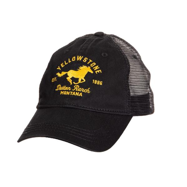 商品名:  Changes Yellowstone Dutton Ranch Horse Logo Men's Adjustable Hat Black, One Sizeブランド: Changes商品サイズ: One Size高さ: 23...
