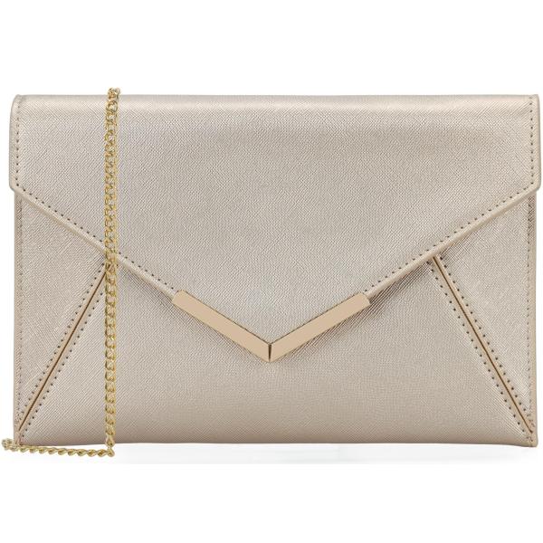 商品名:  Dexmay Women Envelope Clutch Handbag Medium Saffiano Leather Foldover Clutch Purseブランド: DEXMAY DM商品サイズ: Medium高さ: ...
