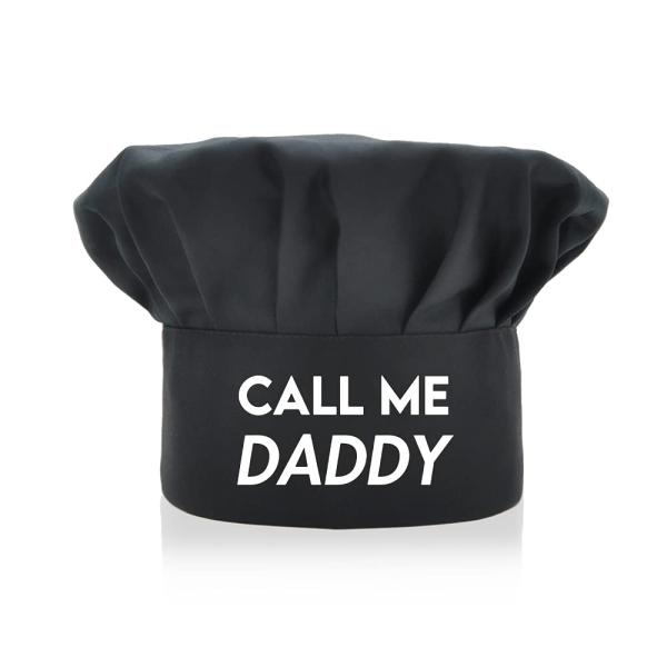 商品名:  AGMdesign Call Me Daddy Funny Chef Hat, Funny Chef Wear, Adjustable Kitchen Cooking Hat for Men &amp; Women Black,...