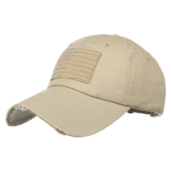 商品名:  Anna-Kaci Camouflage Trucker Special Tactical Operator Forces USA Flag Patch Baseball Cap, Beige, OneSizeブランド: Ann...