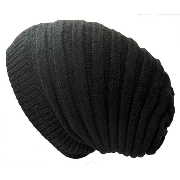 商品名: スラウチビーニー タム ロックス キャップ ドレッドロック ラスタ ナチュラル, ブラック。, One Size Black Slouchy Beanie for Locs Dreadlocks and Natural Hair ...