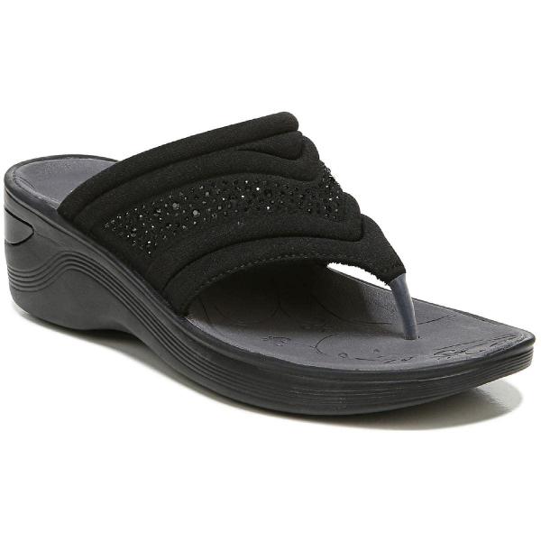 商品名: BZees Dazzle Me, ブラック, 7 BZees Womens Dazzle Me Embellished Wedge Thong Sandals Black 7 Medium (B,M)ブランド: BZEES商品サイ...