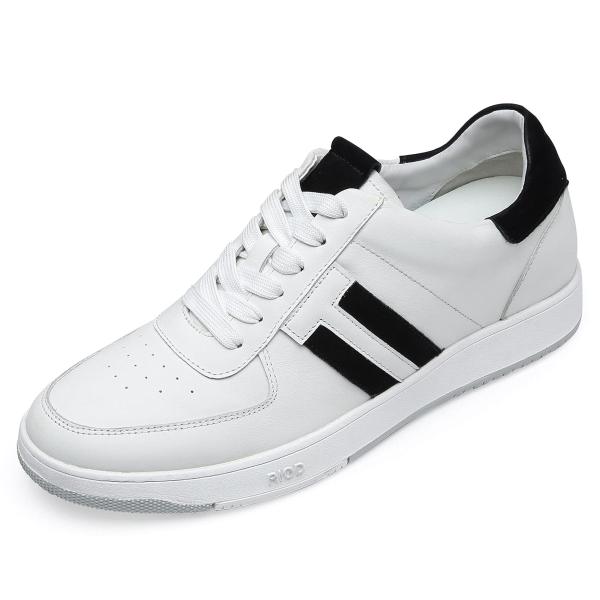 商品名:  CHAMARIPA Men's Elevator Running Shoes Invisible Height Increasing Shoes 2.36 Inch Comfortable Casual Leather Snea...