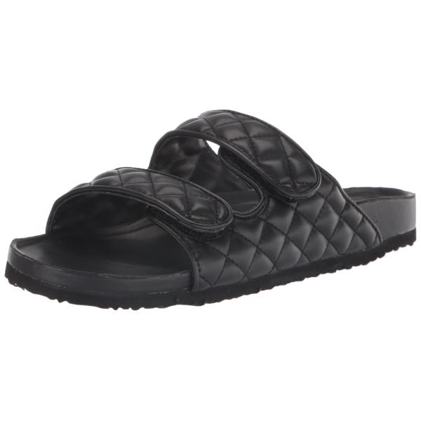 商品名: Madden Girl Women's Briaa Slide Sandal, Black Paris, 6 Madden Girl Women's Flat Sandals, Black Paris, 6ブランド: MADDEN...