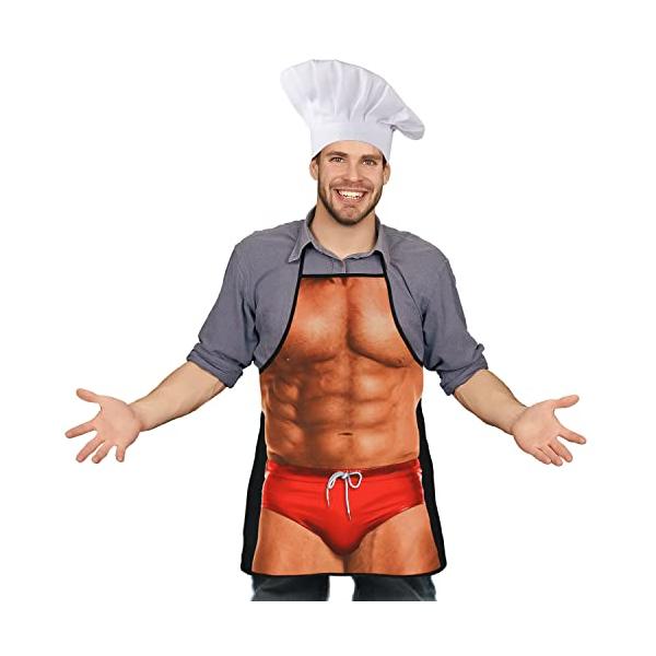 商品名:  Landisun Chef Hat Apron White Chefs Hat Funny Apron Men Apron Women Apron Gag Gift Kitchen Cookingブランド: Landisun商品...