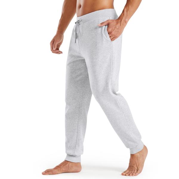 商品名:  G4Free Men's Cotton Sweatpants Joggers Workout Running Casual Lounge Athletic Pants with Pockets Yoga Pants (Light...