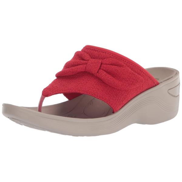 商品名: BZees レディース ダンシングクイーン ウェッジサンダル, トゥルーレッド オープンニット, 10 BZees Women's Dancing Queen Wedge Sandal, True Red Open Knit, 1...