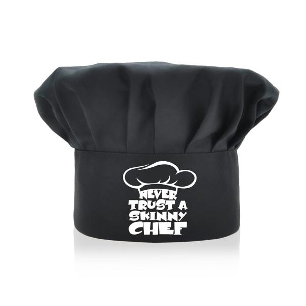商品名:  AGMdesign Funny Chef Wear, Funny Chef Hat, Never Trust A Skinny Chef, Adjustable Kitchen Cooking Hat for Men &amp;...