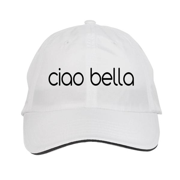 商品名:  Makoroni - ciao bella Hat Adjustable Cap, DesX60 Whiteブランド: Makoroni商品サイズ: Small-XX-Large商品番号: 色: White素材: Polyest...
