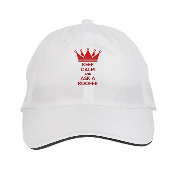 商品名:  Makoroni - KEEP CALM and ASK A ROOFER Hat Adjustable Cap, DesG17 Whiteブランド: Makoroni商品サイズ: Small-XX-Large商品番号: 色: ...