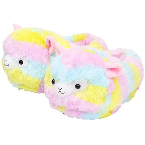 商品名: YILANLAN レディーススリッパ ふわふわスリッパ 冬用スリッパ 暖かいスリッパ 動物スリッパ 豚スリッパ ハムスタースリッパ ホームスリッパ かわいいスリッパ, パープル, 5-10 Women/4-8.5 Men YILA...