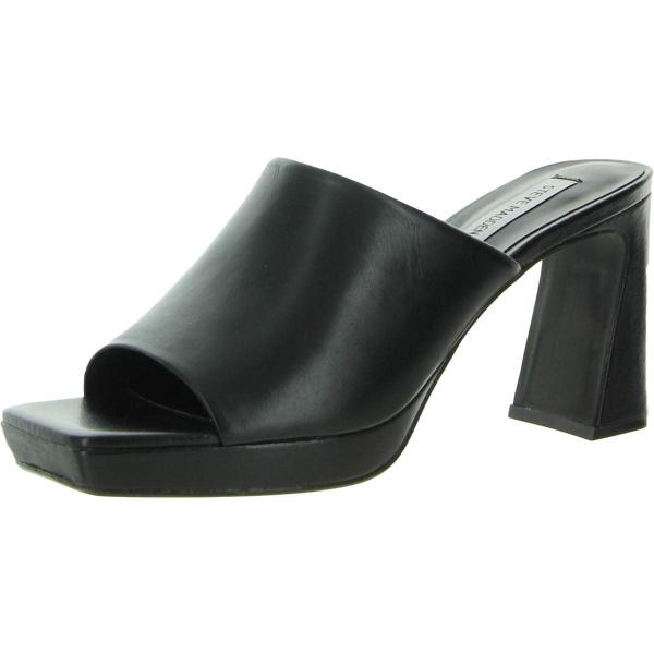 商品名: Steve Madden レディース 専用ヒールサンダル, ブラックレザー, 24 Steve Madden Women's Dedicate Heeled Sandal, Black Leather, 8ブランド: Steve ...