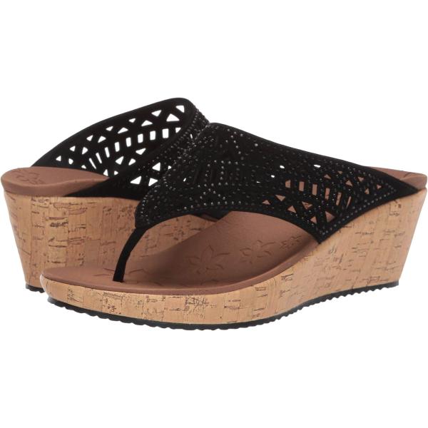 商品名: Skechers Women's Beverlee-Summer Visit Wedge Sandal Black 8 Wide Skechers Women's Beverlee-Summer Visit Wedge Sanda...