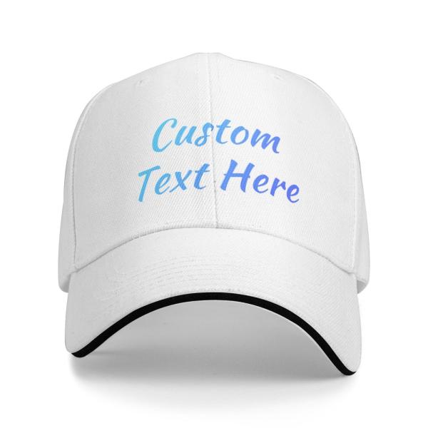 商品名:  YEMHUKE Personalized Hats, Custom Baseball Caps, Custom Text &amp; Photo Hat for Men &amp; Women White-2ブランド: YEMH...