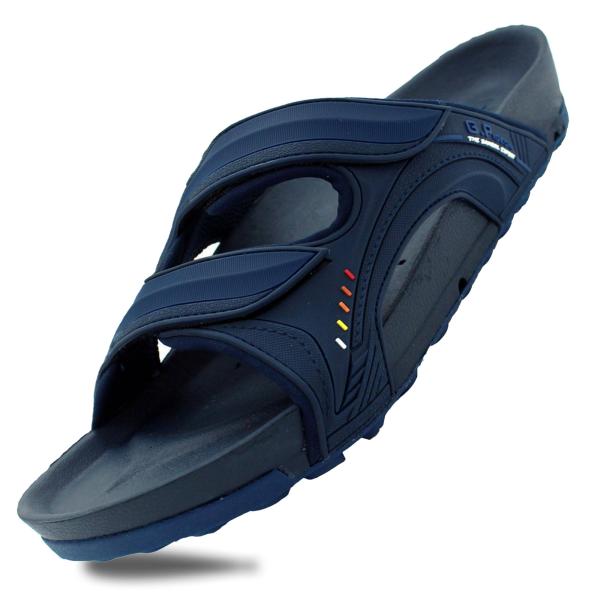 商品名: PIRO ユニ Orthoheel 高密度ジェル スライドサンダル ウォーターリリースソール, 9030 ネイビー-22, 13-13.5 Women/11-11.5 Men Gold Pigeon Shoes GP Pirogu...