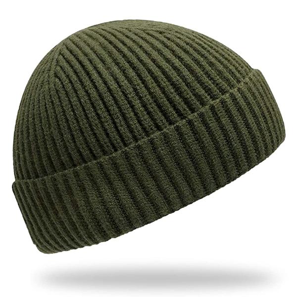 商品名:  Furwabo Trawler Beanie Watch Hat Roll-up Edge,Ski Knitted Cuff Caps Winter Warm Knit Skullcap Swag Fisherman Beani...
