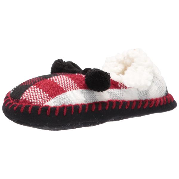 商品名:  MUK LUKS Women's Classic Ballerina Slipper, Red Check, Small-Mediumブランド: MUK LUKS商品サイズ: Small-Medium高さ: 25.1968cm横...
