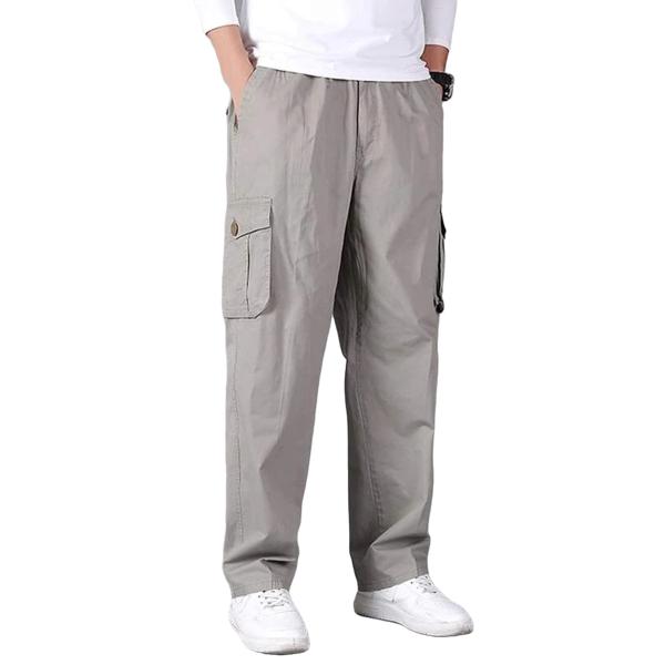 商品名:  AEFSTSL Men's Casual Pants Stretch Waist Straight Fit Relaxed Cargo Pants LightGrayブランド: AEFSTSL商品サイズ: Small高さ: 38...