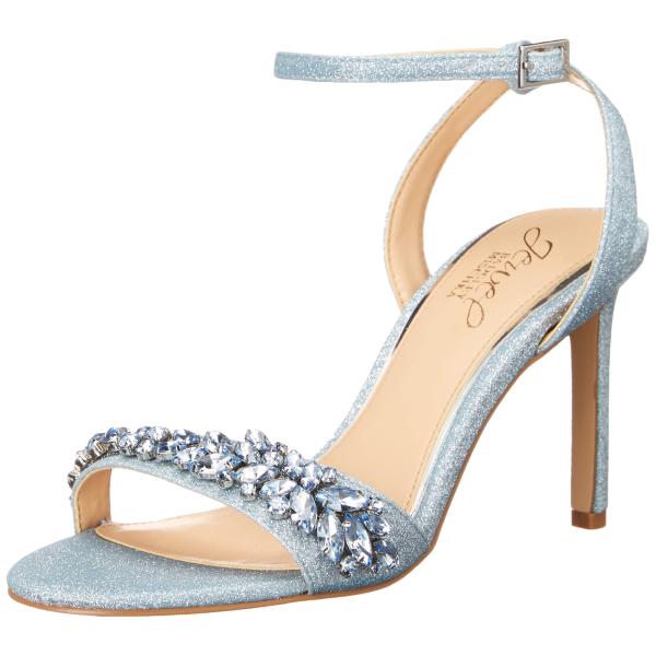 商品名: Jewel Badgley Mischka レディース ダリスヒールサンダル, スカイブルー, 10 Jewel Badgley Mischka Dallyce Ankle Strap Stiletto Sandalブランド: J...